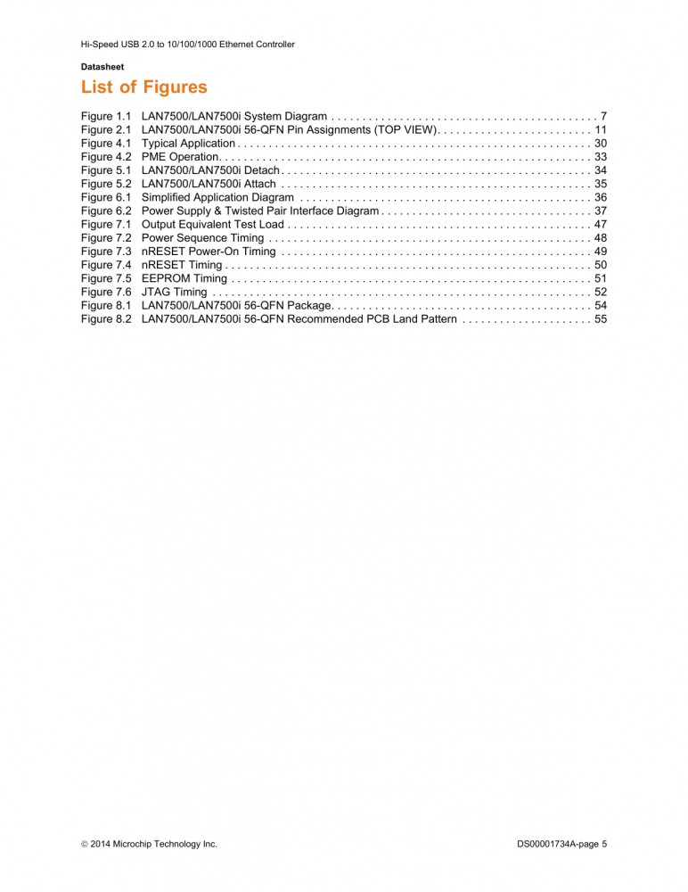 LAN7500i technical document page 5