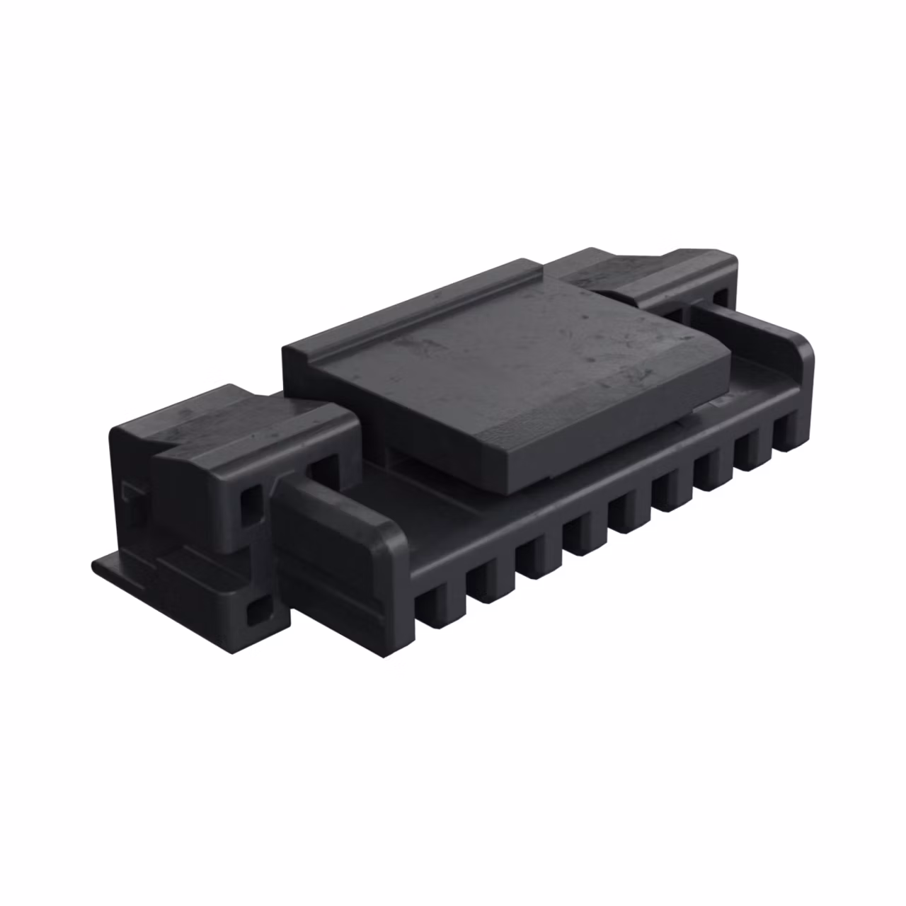 Micro-Lock Plus TPA Type Receptacle Housing, 1.25mm Pitch, Low-Halogen, Single Row, Positive Lock, 9 Circuits, Black for sale