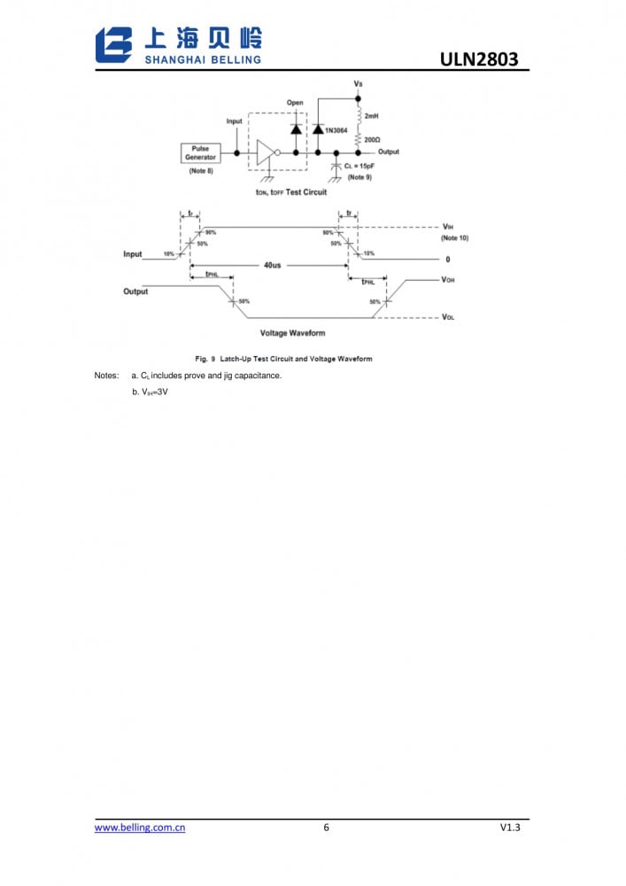 ULN2803 datasheet page 6