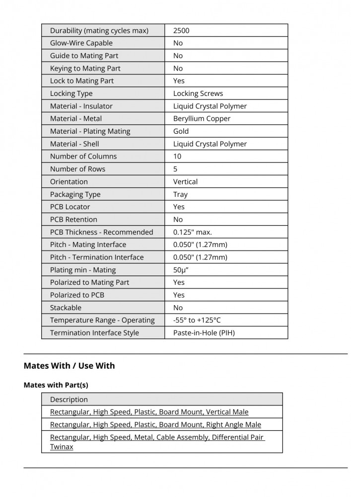 VSF-05-10-50-01-L technical document page 2