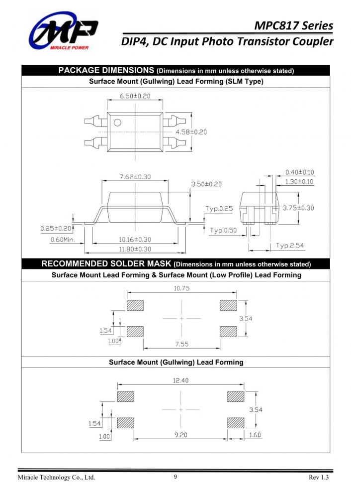 MPC817C1-FGV datasheet page 9