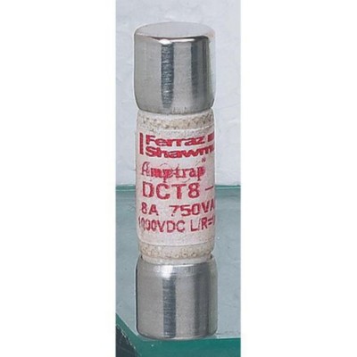 Cylindrical fuse - Ceramic cartridge fuse - 10x38mm - 10A 1000V DC - gPV photovoltaic protection - IEC 60269-6 compliance for sale
