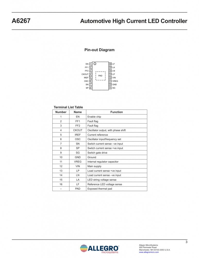 A6267 datasheet page 4