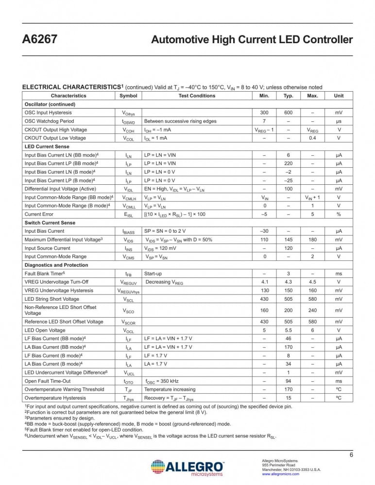 A6267 datasheet page 7