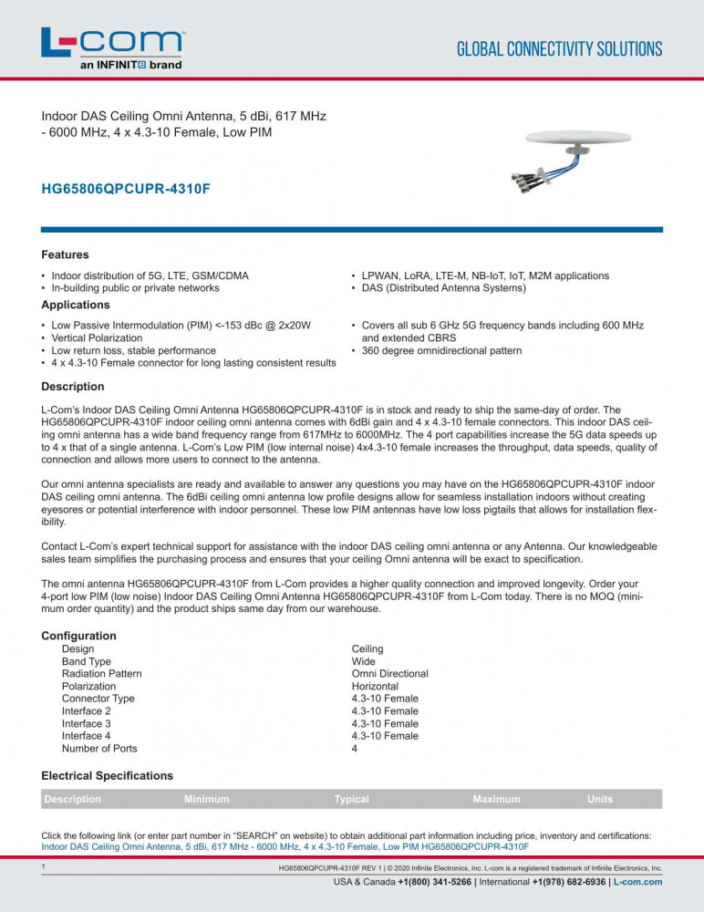 HG65806QPCUPR-4310F document page 1