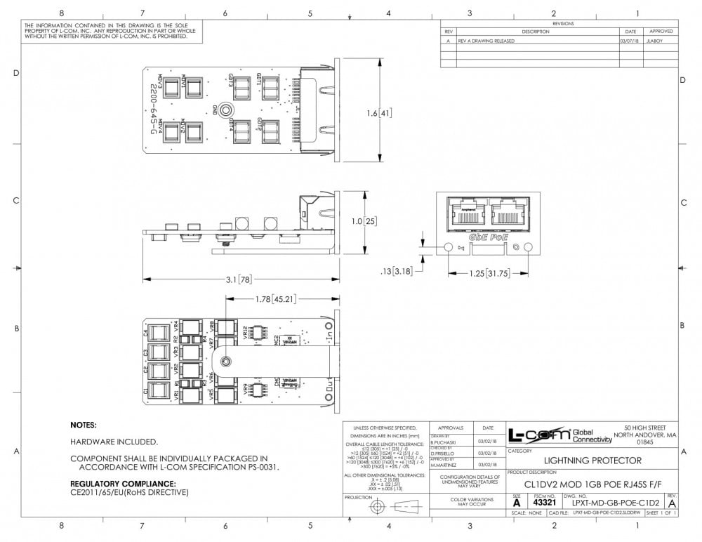 LPXT-MD-GB-POE-C1D2 technical document preview