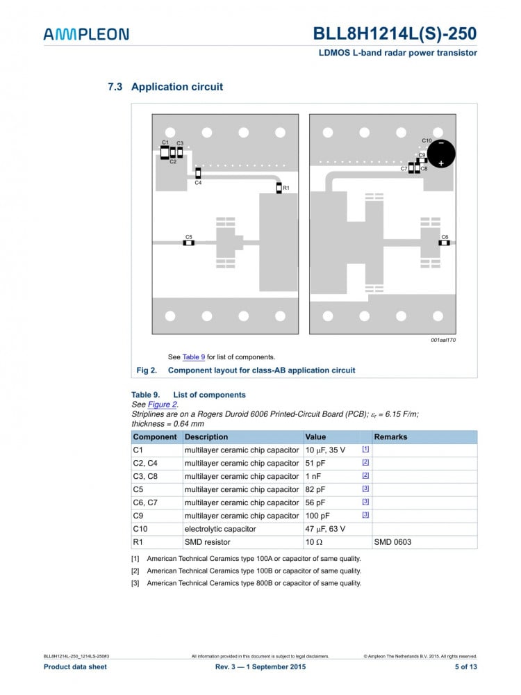 BLL8H1214LS-250U datasheet page 5
