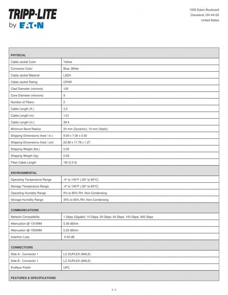 N370-01M-T product document page 2
