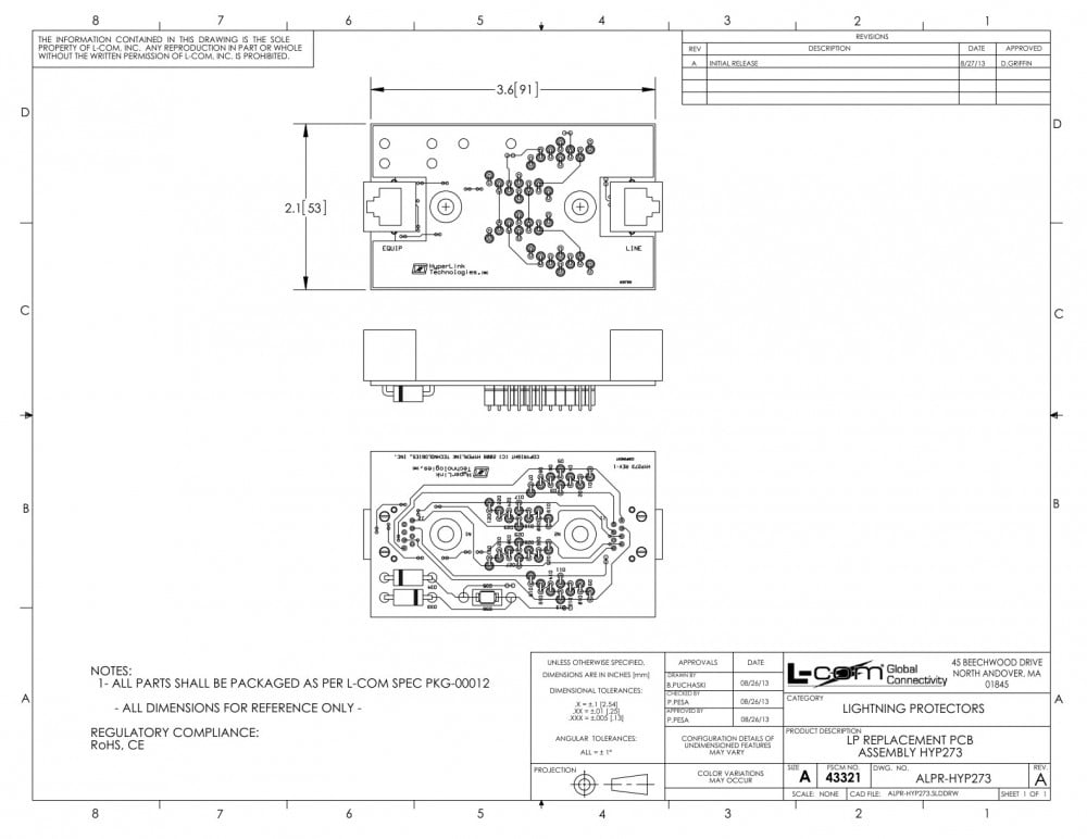 ALPR-HYP273 technical document page