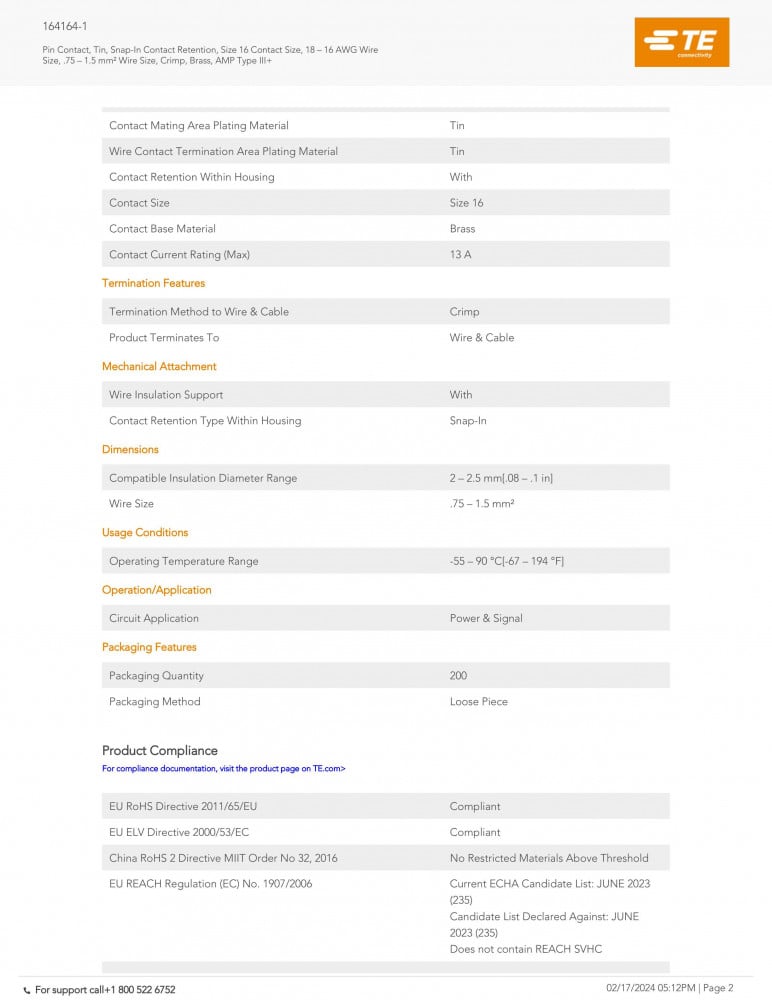 164164-1 technical document page 2