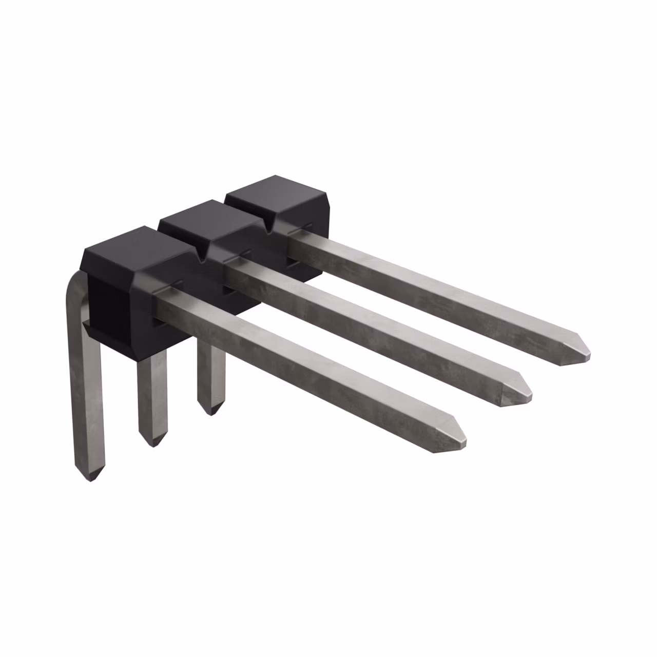 2.00mm Pitch Header, Breakaway, Right-Angle, Through Hole, Vertical, 5 Circuits, 0.38µm Gold (Au) Plating, Tray, Lead-Free