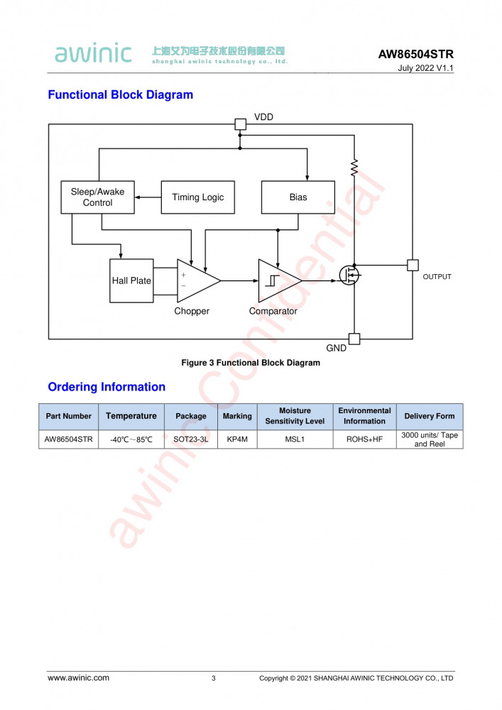 AW86504STR datasheet page 3