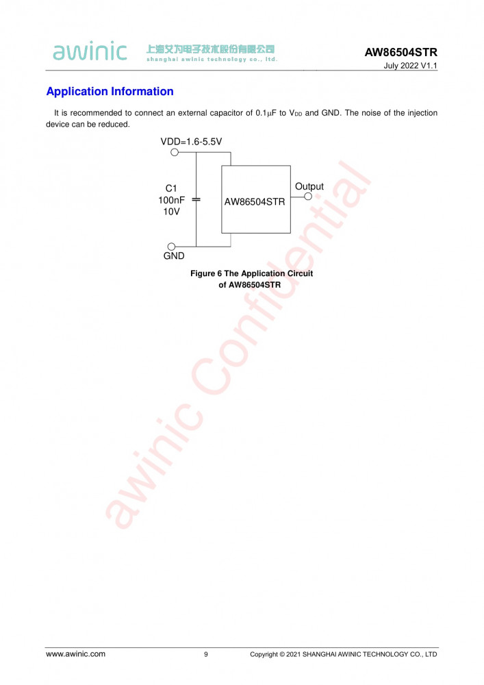 AW86504STR datasheet page 9
