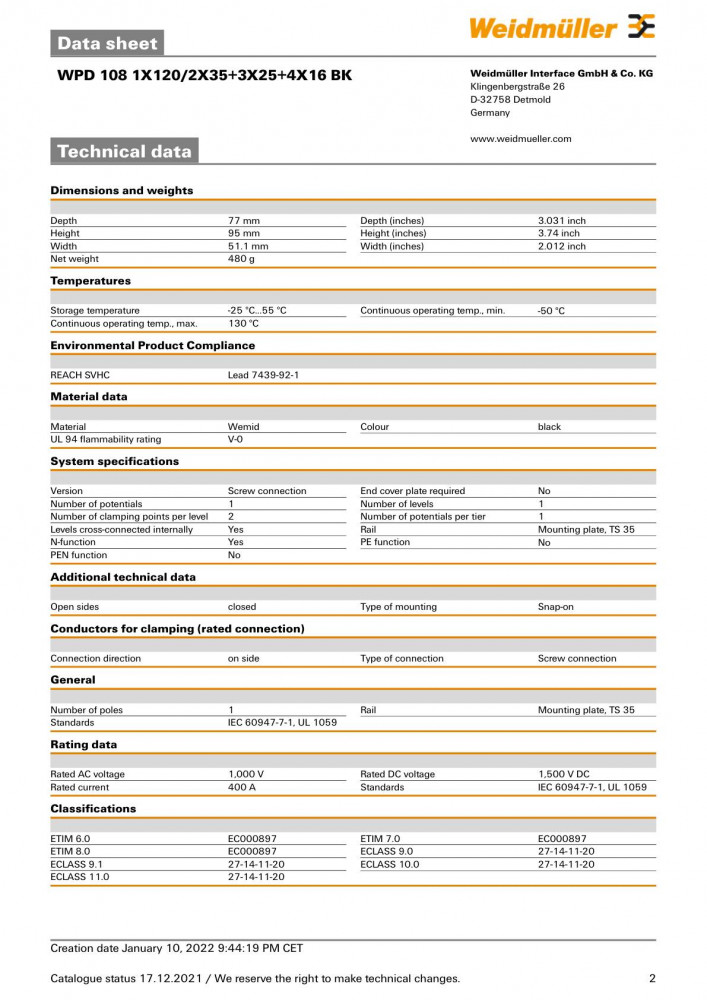 WEIDMULLER WPD 108 document page 2