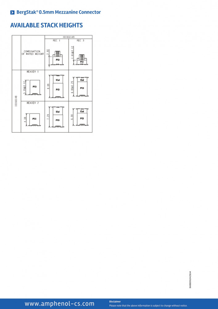 BergStak 0.5 mm connector document, page 8