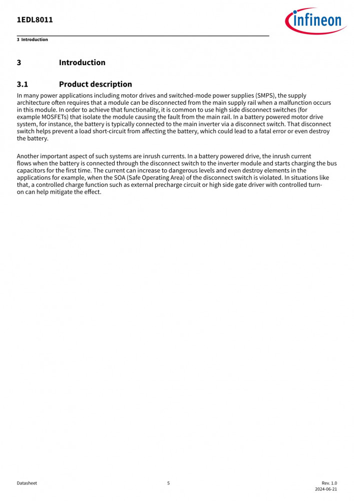 1EDL8011 datasheet page 5