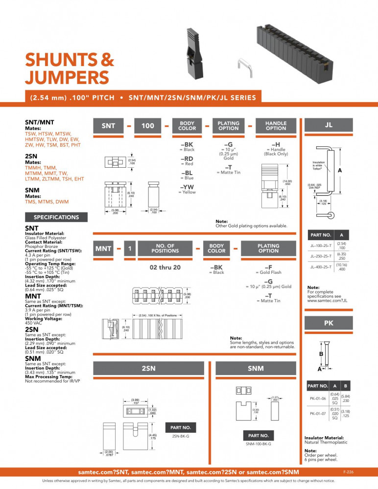 SNT-100-BK-T technical document preview