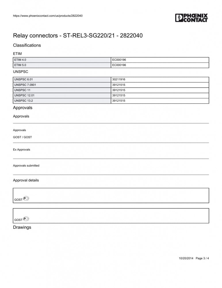 Phoenix Contact 2822040 documentation page 3