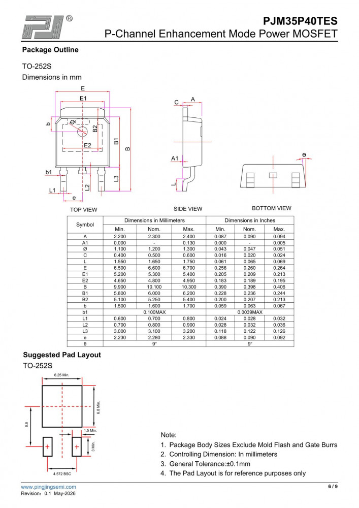 PJM35P40TES datasheet page 6