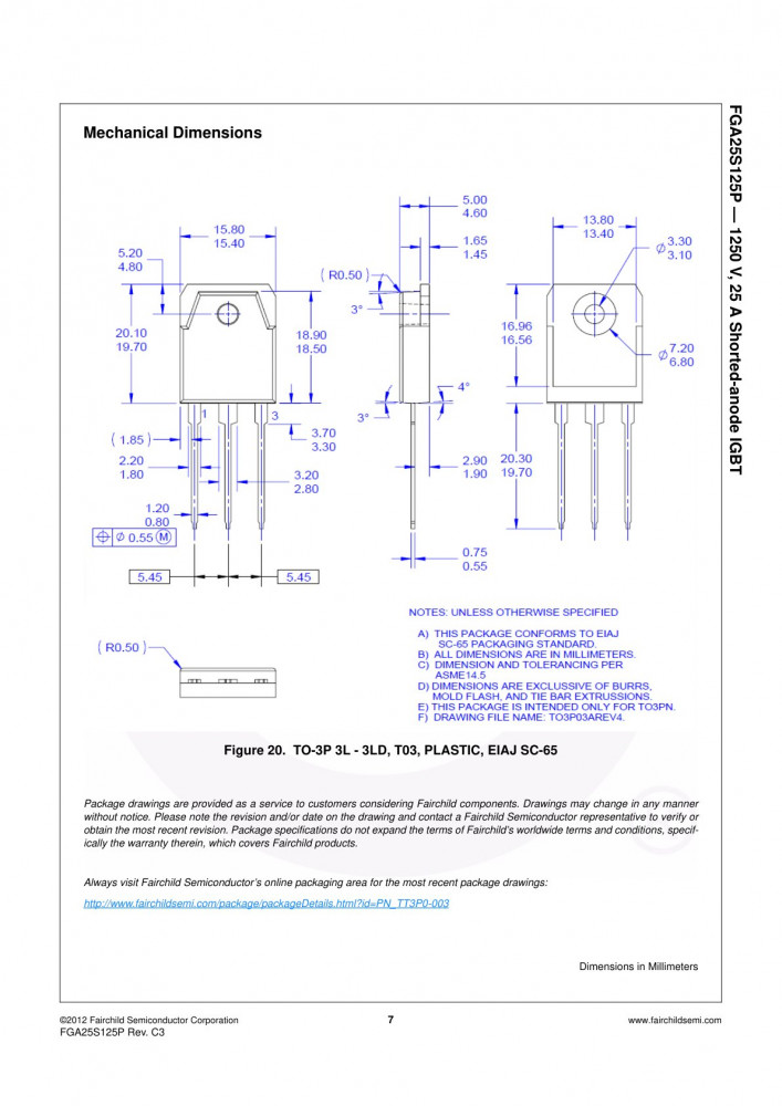 FGA25S125P datasheet page 7