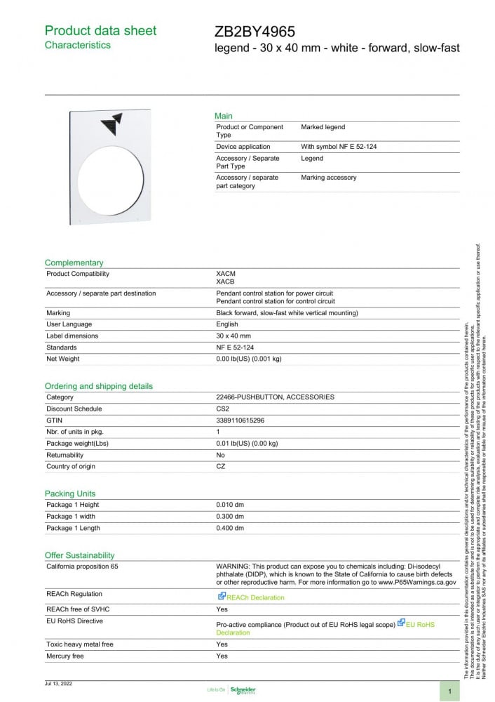 ZB2BY4965 technical document page 1