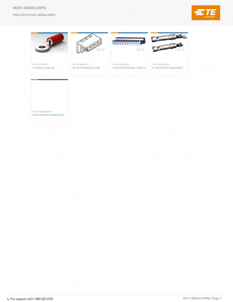 M5251-000005-03KPG technical document page 2