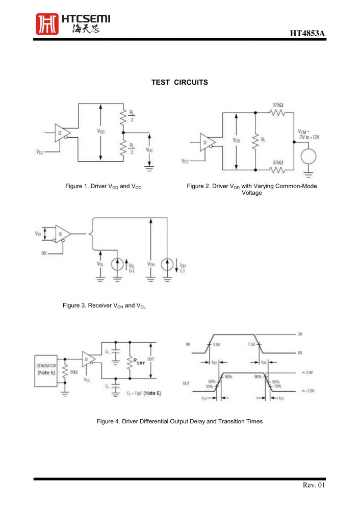 HT4853ARZ datasheet page 4