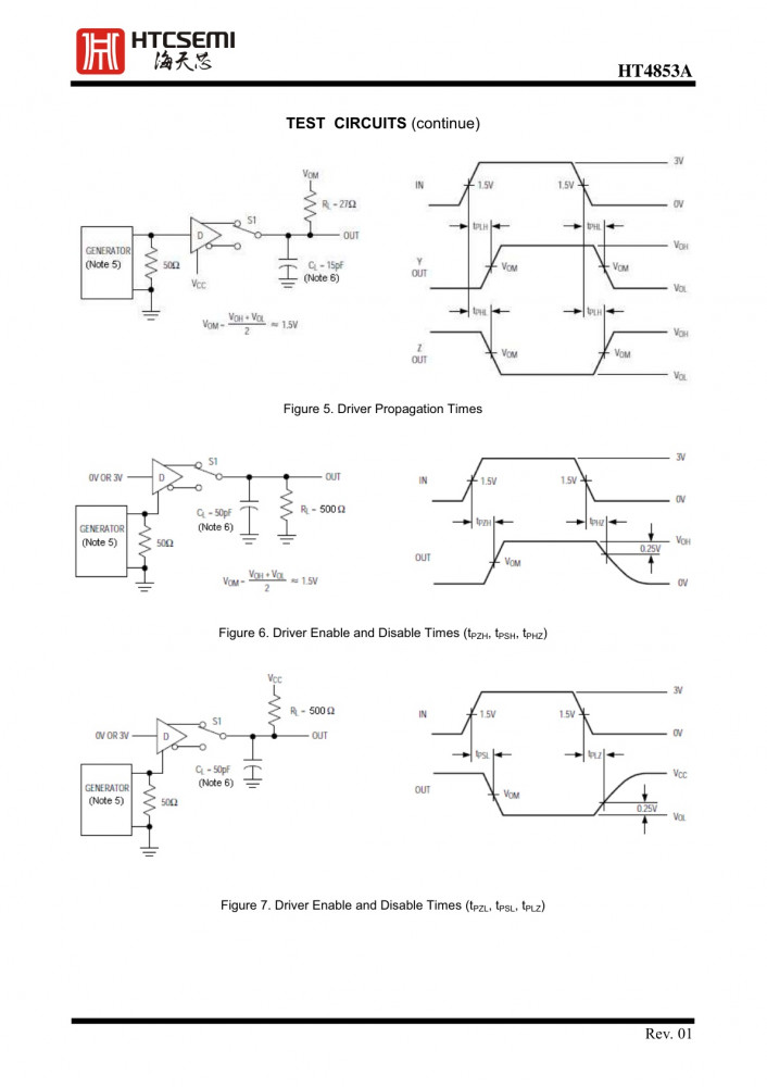 HT4853ARZ datasheet page 5
