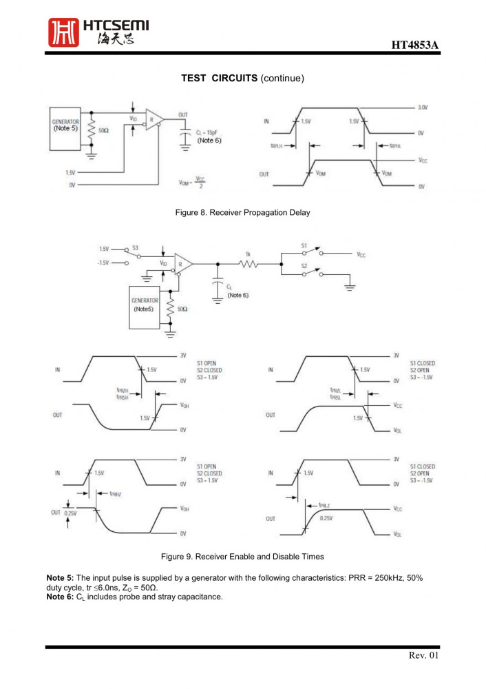HT4853ARZ datasheet page 6