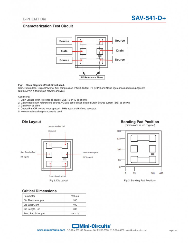 SAV-541-DG+ technical document page 3