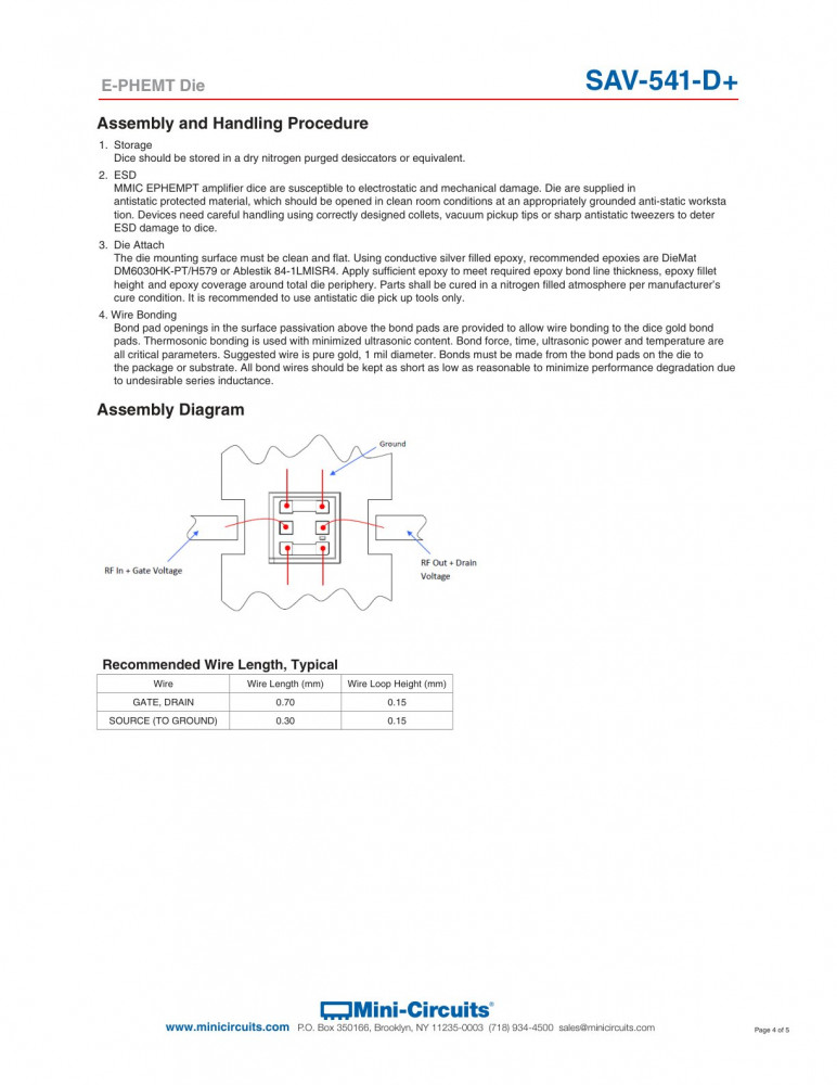 SAV-541-DG+ technical document page 4