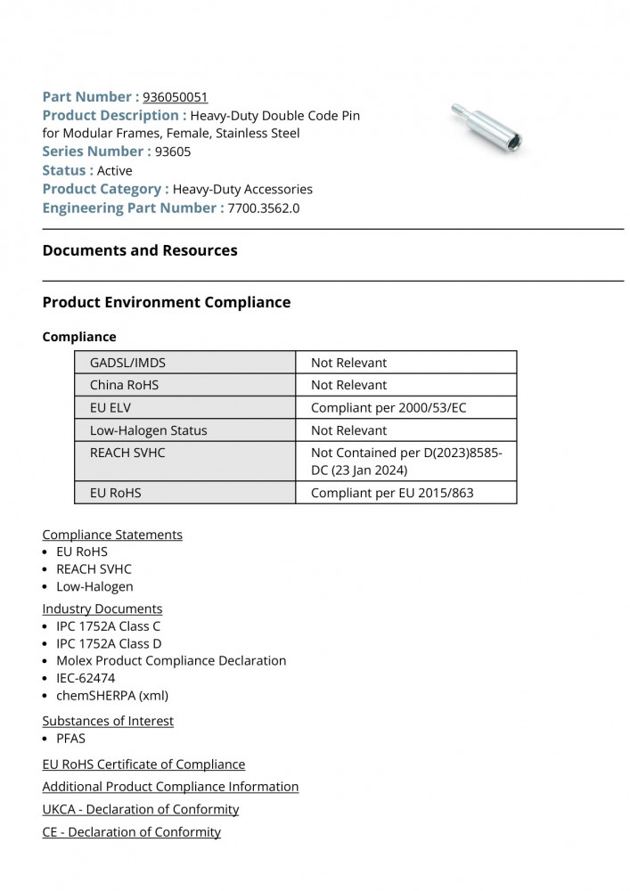 936050051 product visual, page 1