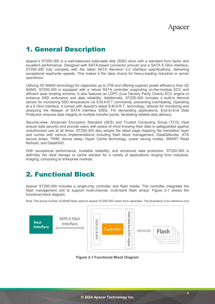 Product specification document page 5
