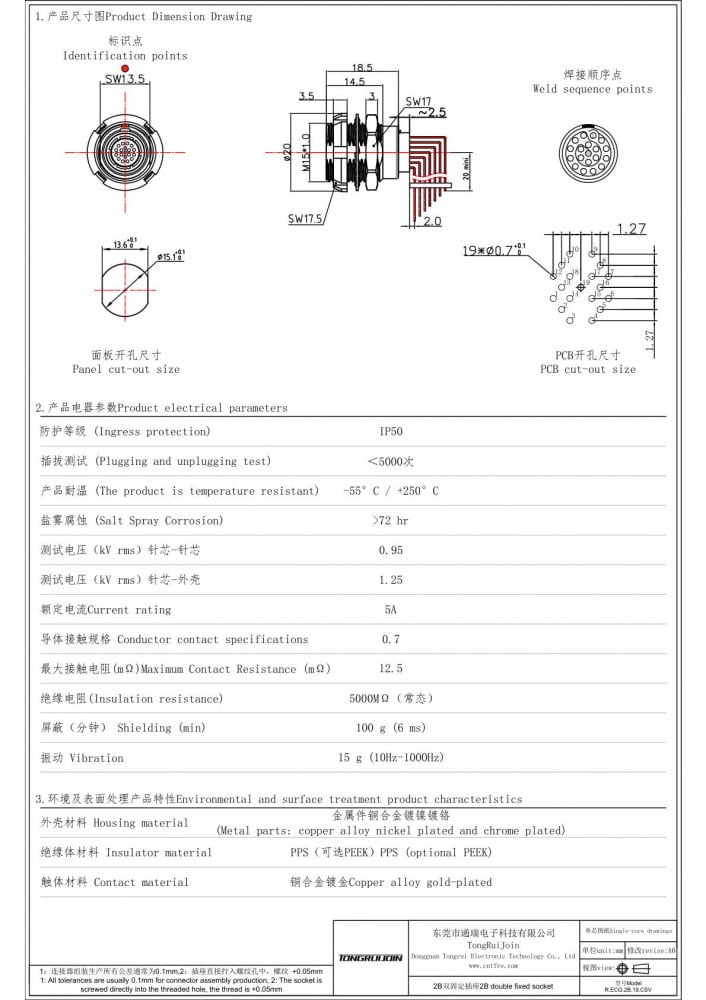 R.ECG.2B.19.CSV technical drawing