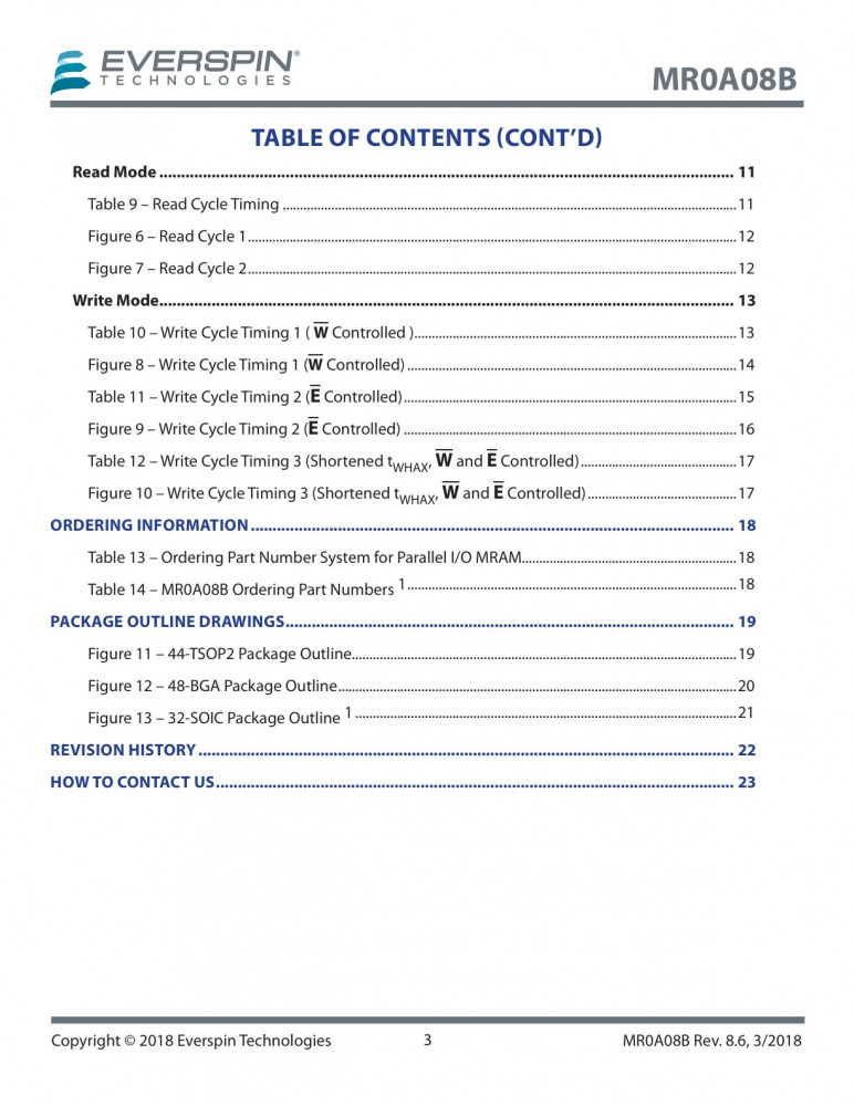 MR0A08BCSO35R datasheet page 3