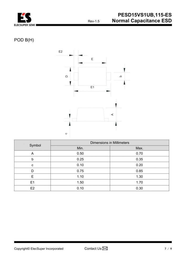 PESD15VS1UB,115-ES datasheet page 7