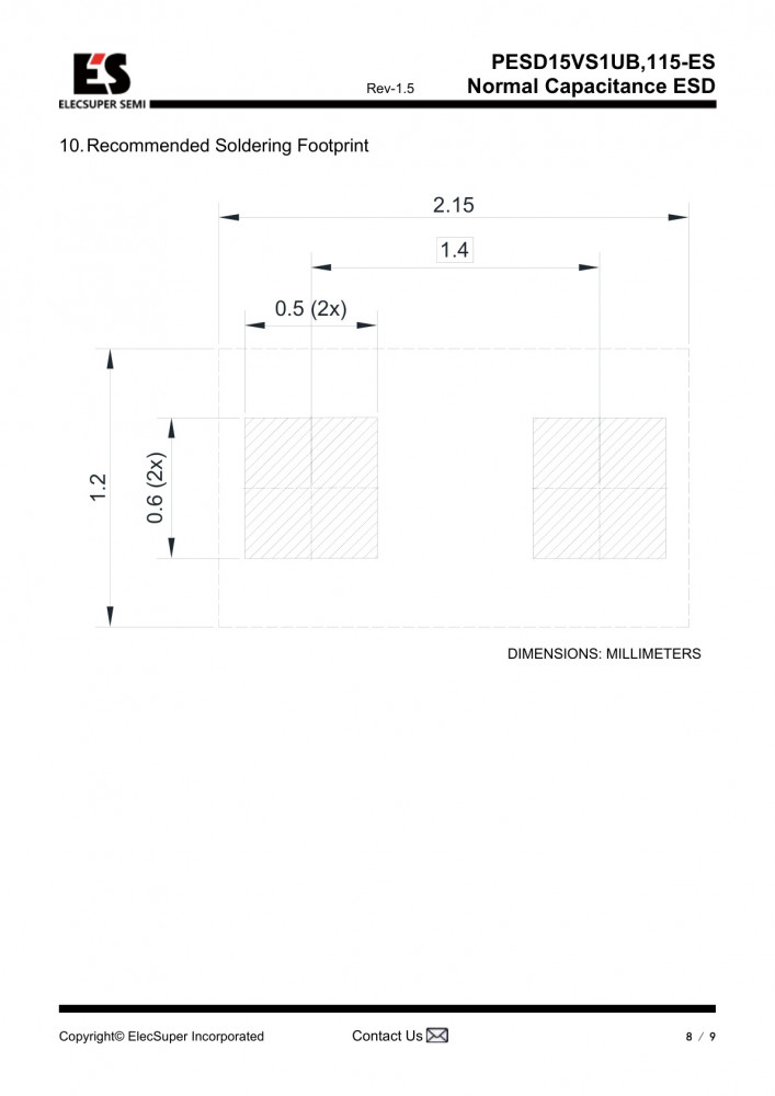 PESD15VS1UB,115-ES datasheet page 8