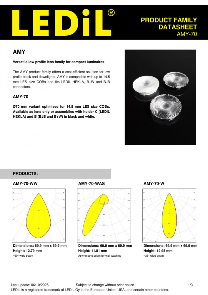 AMY-70-M technical document page 1