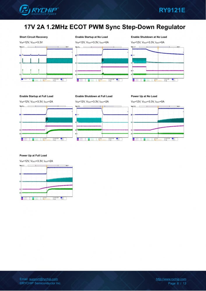RY9121E datasheet page 6