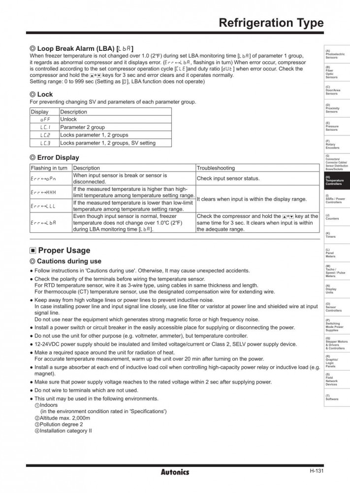 TC3YF Series technical document page 6