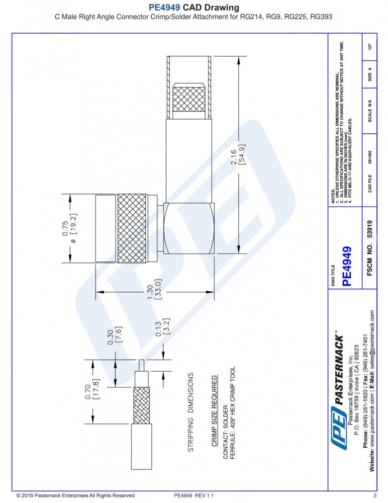 PE4949 datasheet page 3