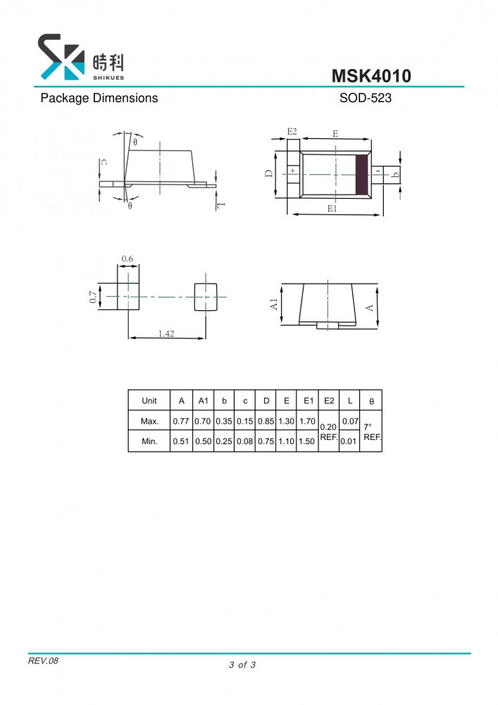 MSK4010 datasheet page 3