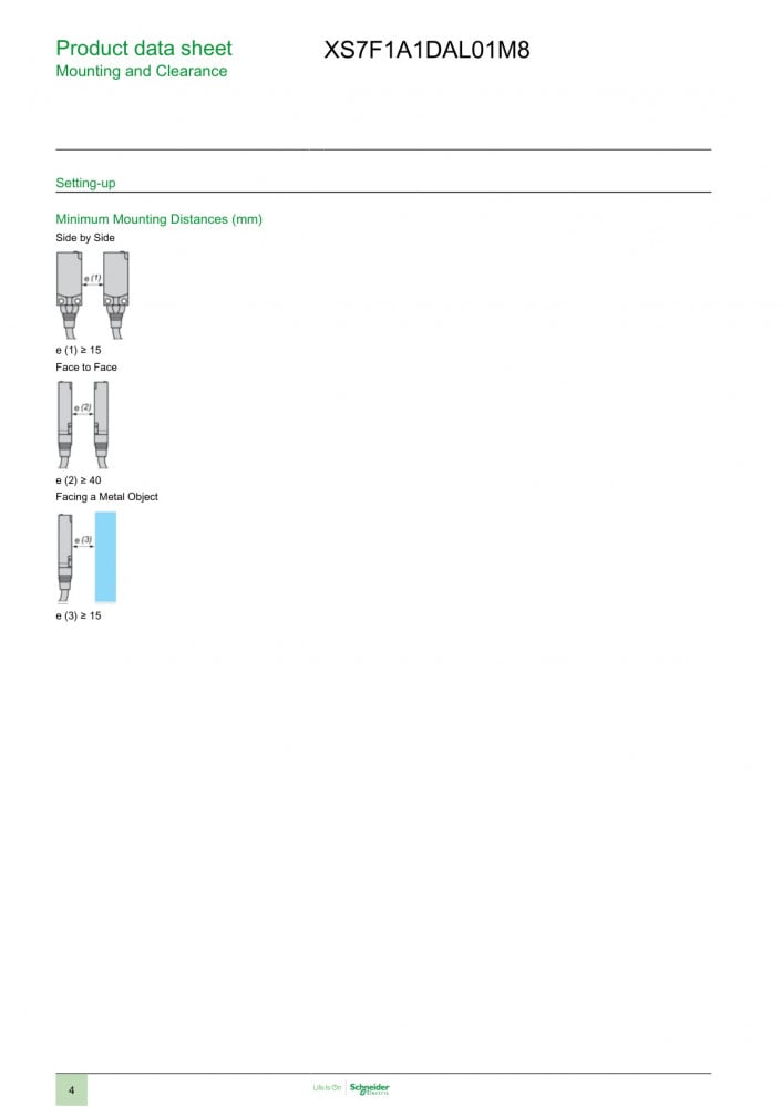 XS7F1A1DAL01M8 technical document page 4