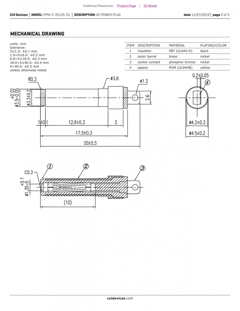 PPM-2-35135-S1 datasheet page 2