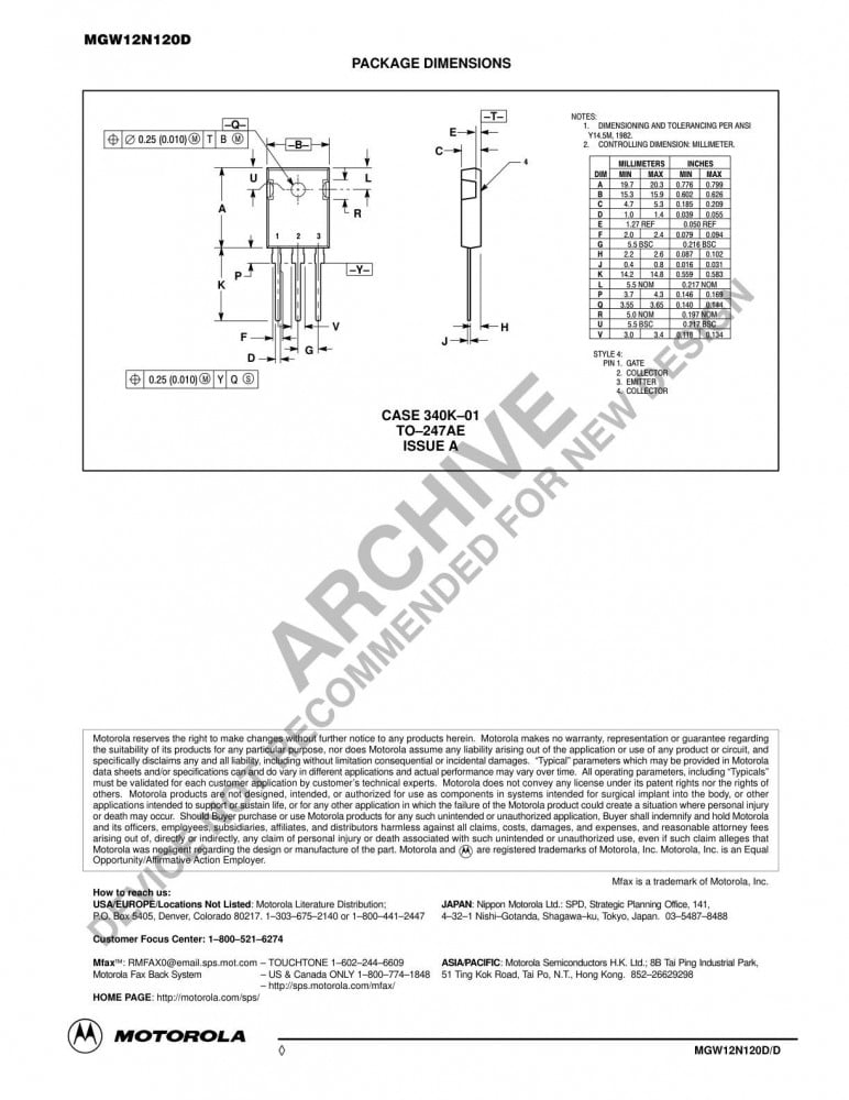 MGW12N120D datasheet page 6