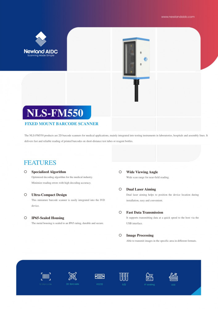 Newland FM550 technical document page 1