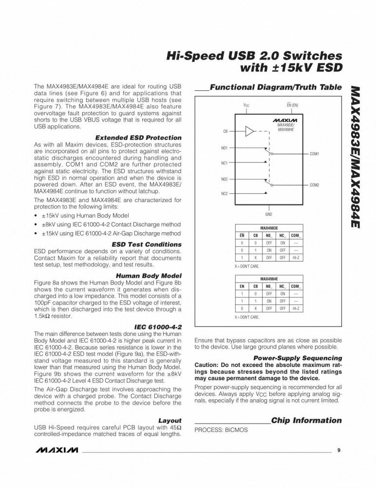 MAX4983E/MAX4984E datasheet page 9
