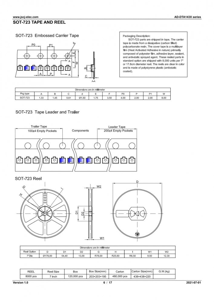 AD-DTA143XCA datasheet page 6