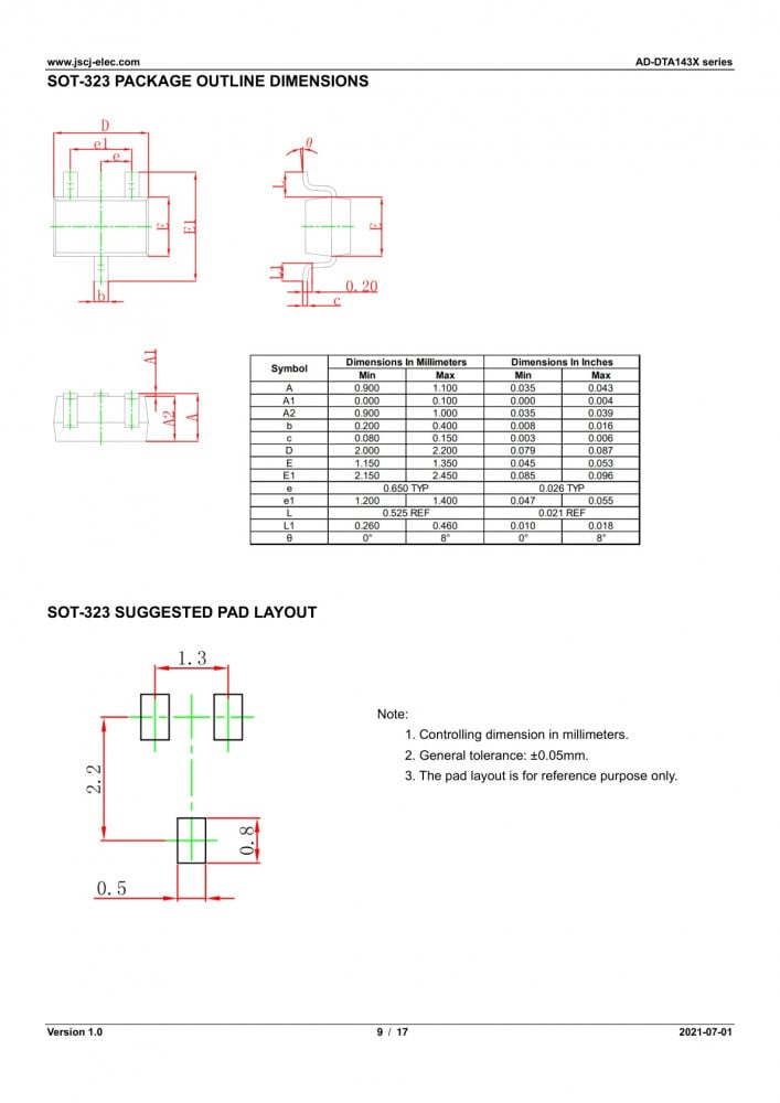 AD-DTA143XCA datasheet page 9