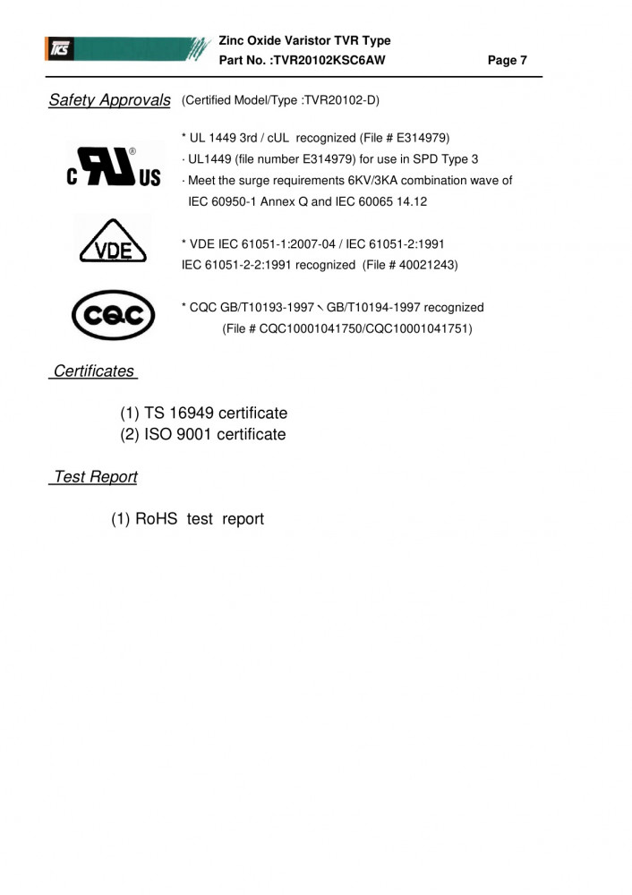 TVR20102KSC6AW specification page 10